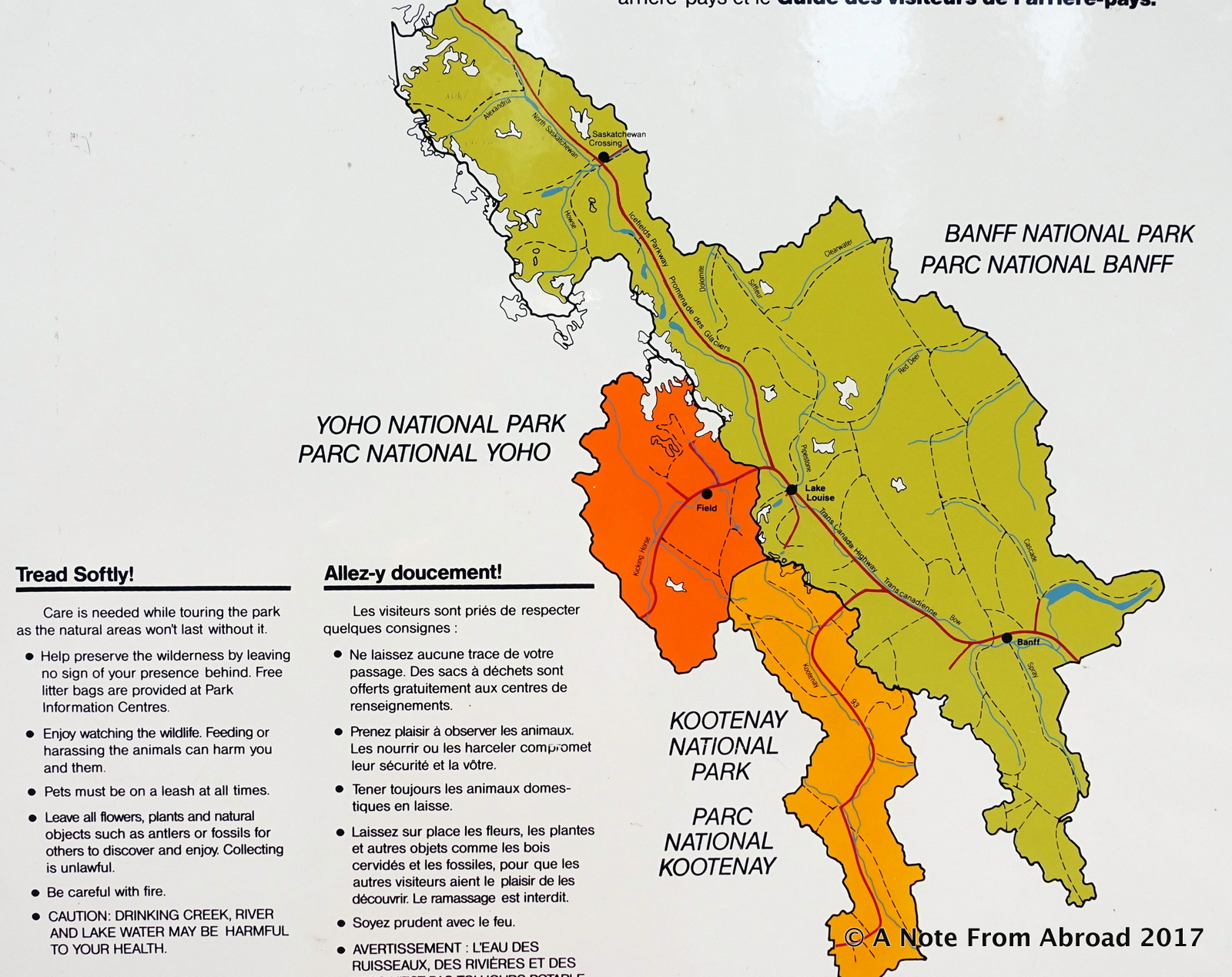 Yoho National Park ~ Natural Bridge, Emerald and Moraine Lakes | A Note ...