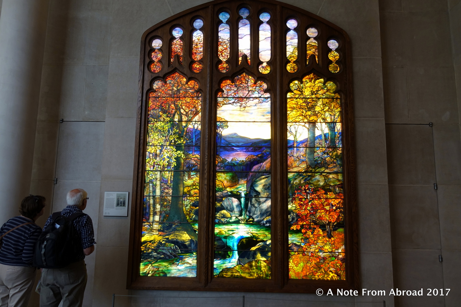 Autumn Landscape by Agnes Northrop for Tiffany Studios | A Note From Abroad